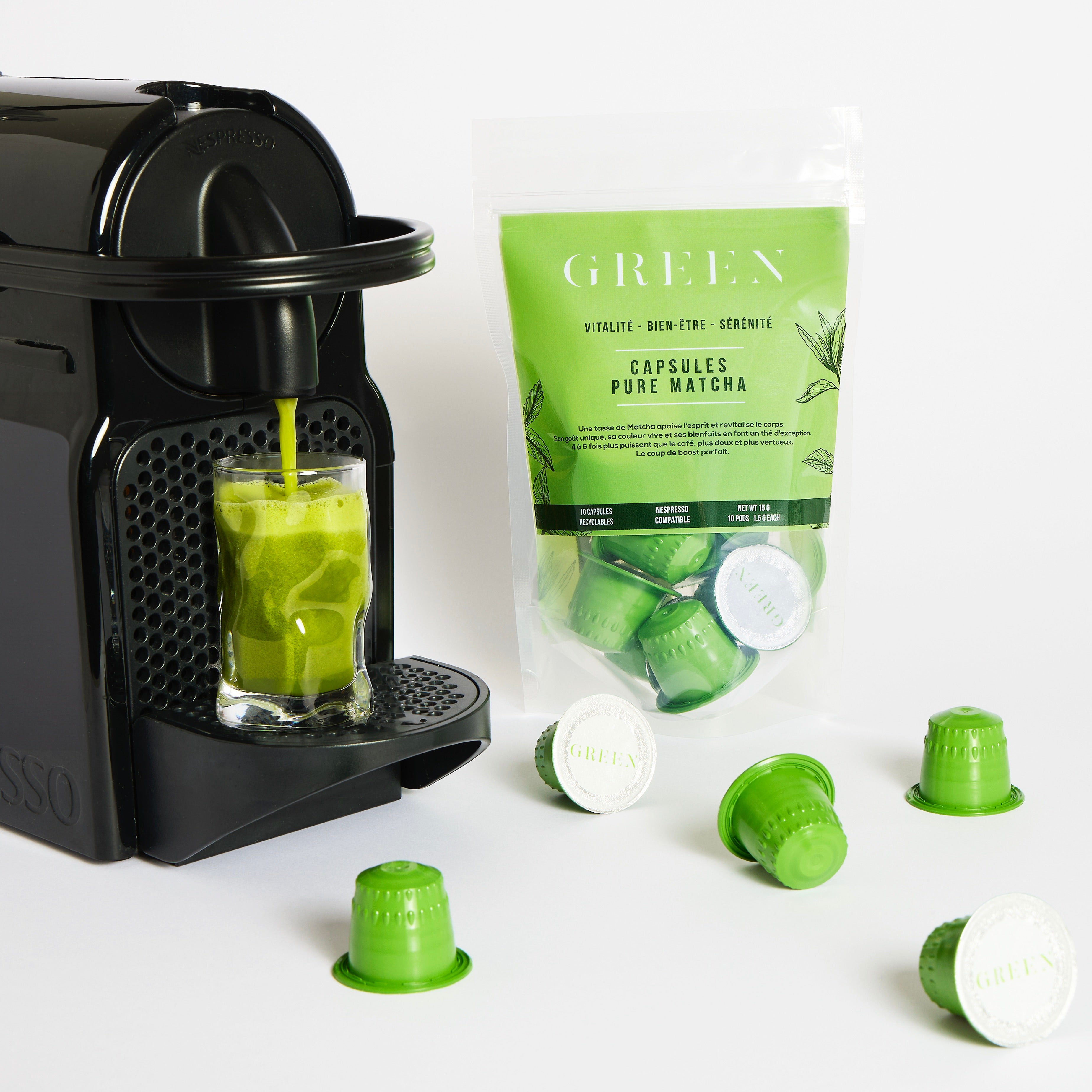 Green - Matcha en capsule Nespresso® – Heritage Gourmet
